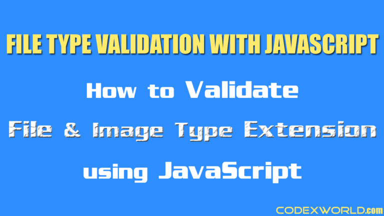 Export Html Table Data To Excel Using Javascript Codexworld