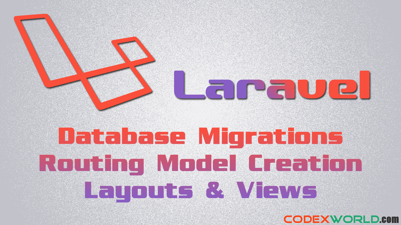 Laravel Basic Tutorial - Database, Model, Routing, Layouts & Views ... Laravel Basic Tutorial - Database, Model, Routing, Layouts & Views ...